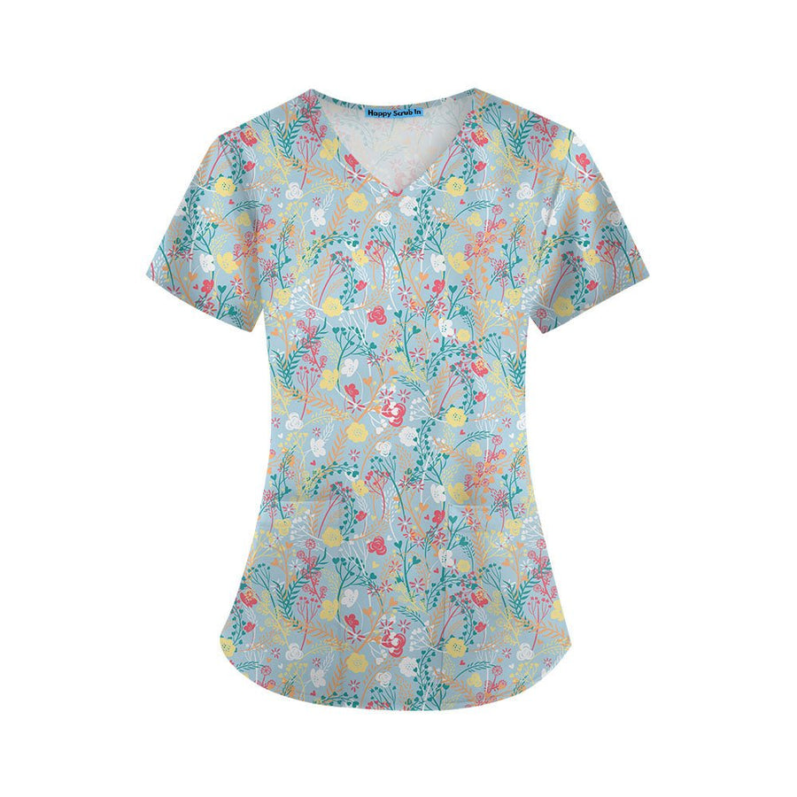 Fiber Blend Scrub Tops – Happy Scrub In | Scrubs With Style